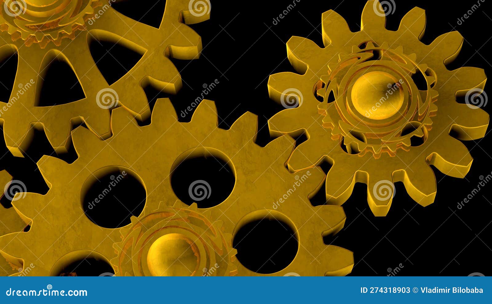 Illustration Computer Generated Modern Composition Stock Image - Image ...