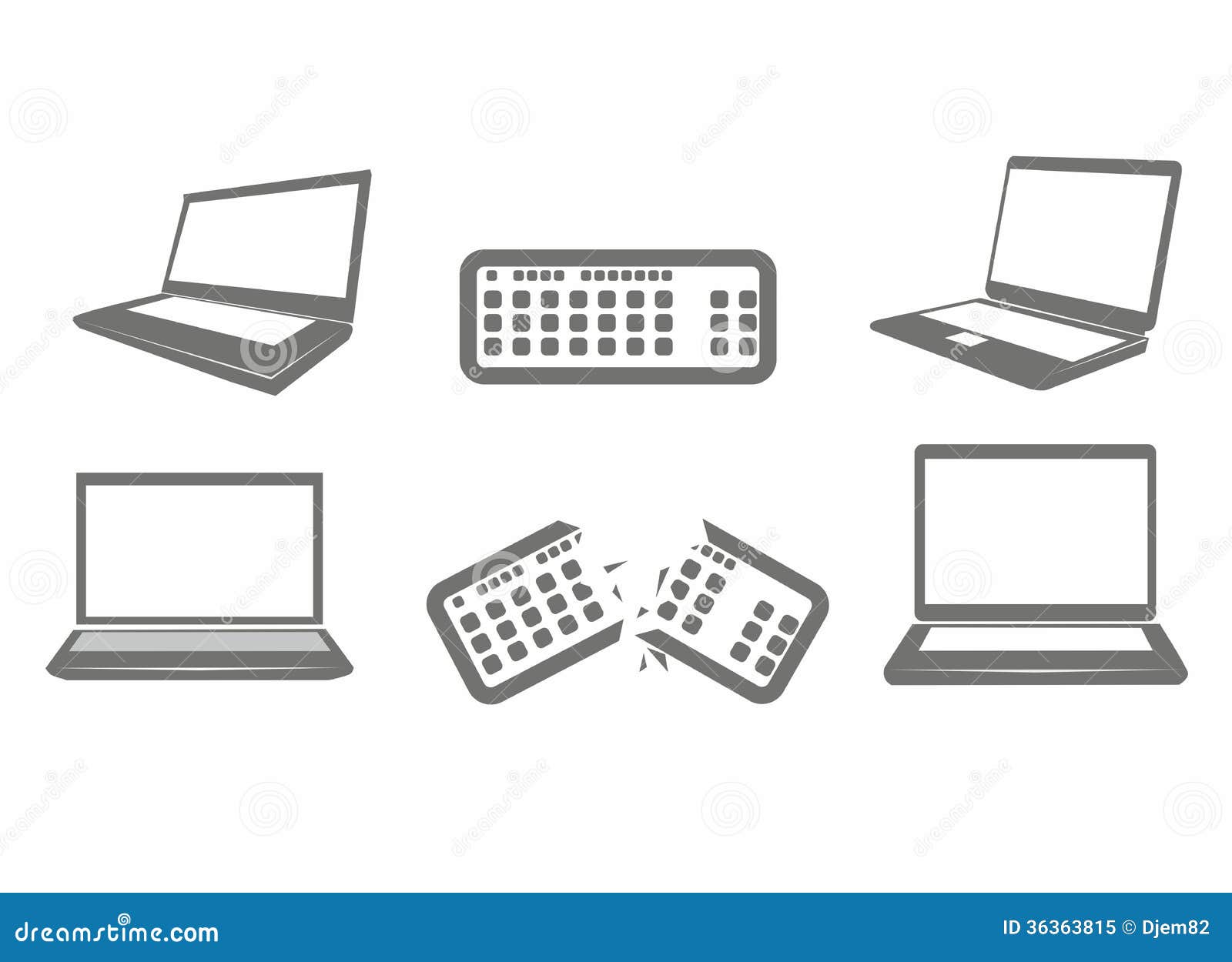 Illustration of Computer Icons Stock Vector - Illustration of copy ...