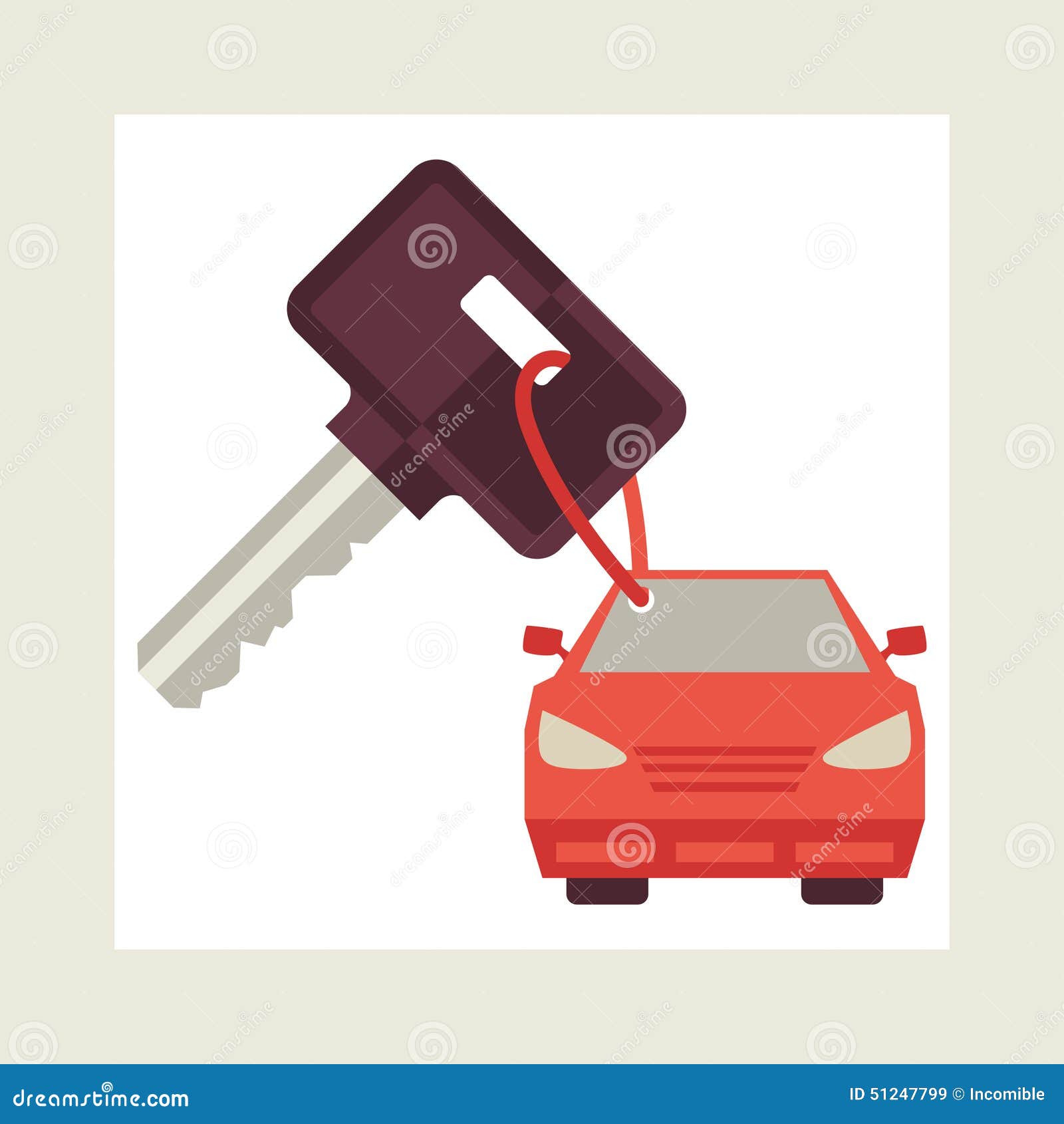 Illustration Concept of Auto Loan in Flat Design Stock Vector ...