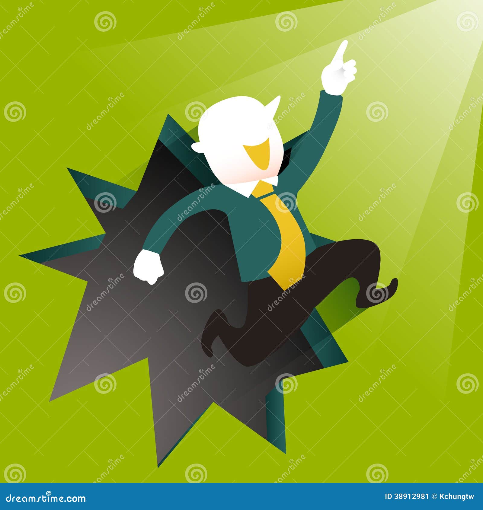 Illustration Concept of Breakthrough Stock Vector - Illustration of ...
