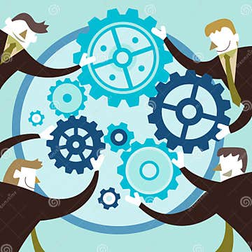 Illustration Concept of Creative Collaboration Stock Vector ...