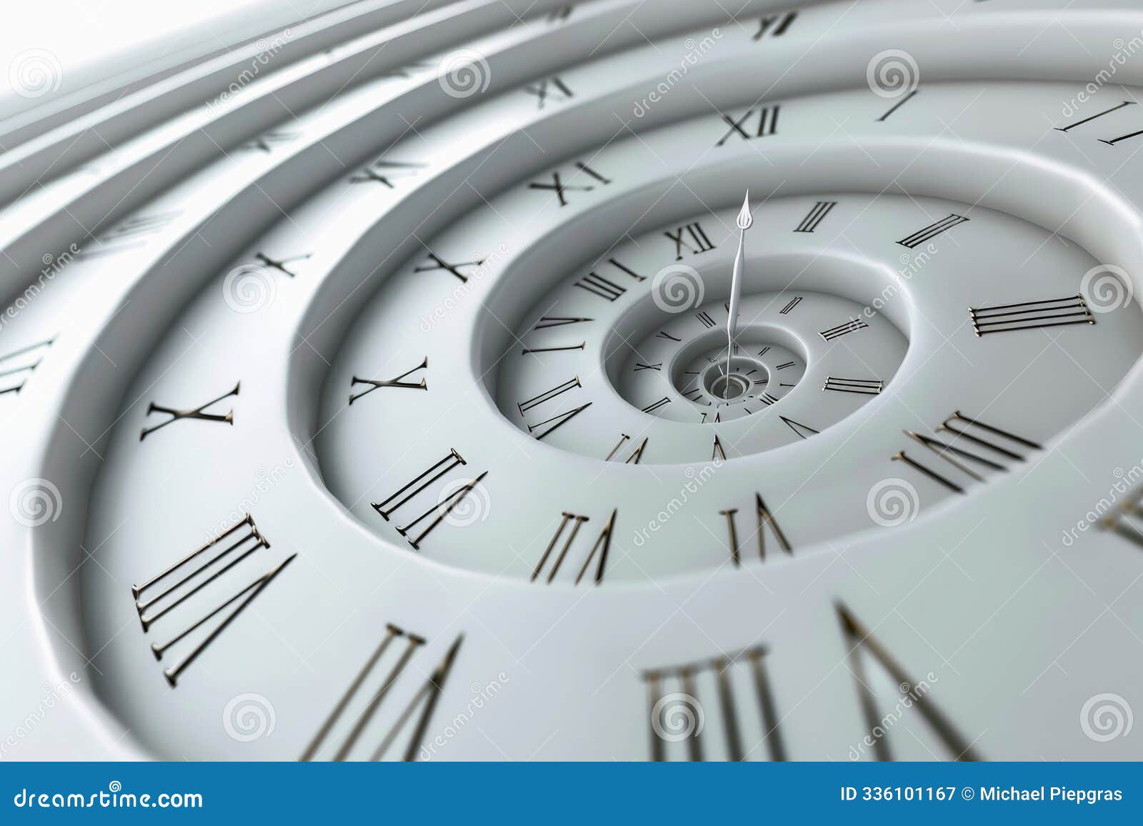 Illustration Concept of the Evolution of Time Stock Image - Image of ...