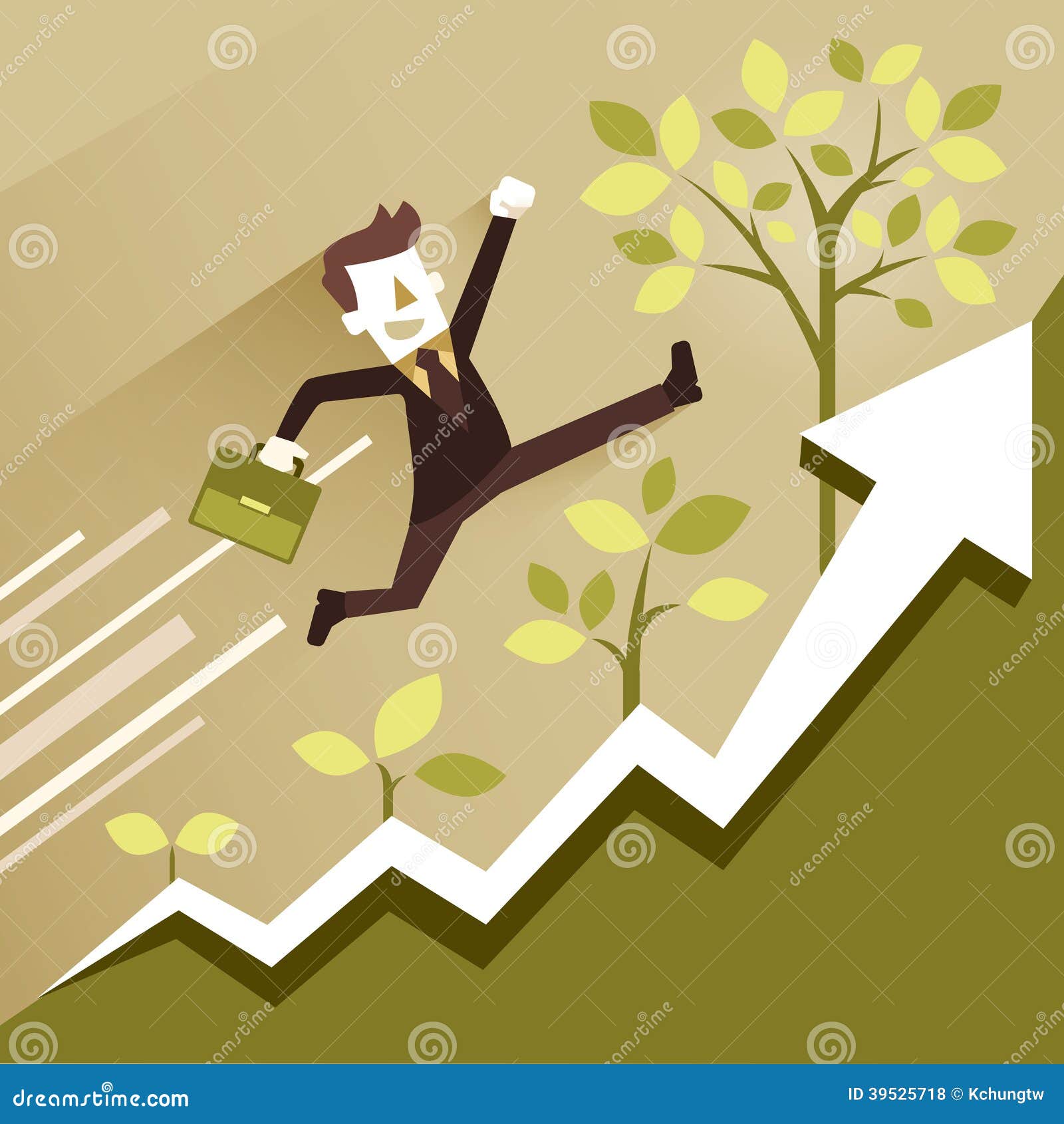 Illustration Concept of Growth Stock Vector - Illustration of vector ...