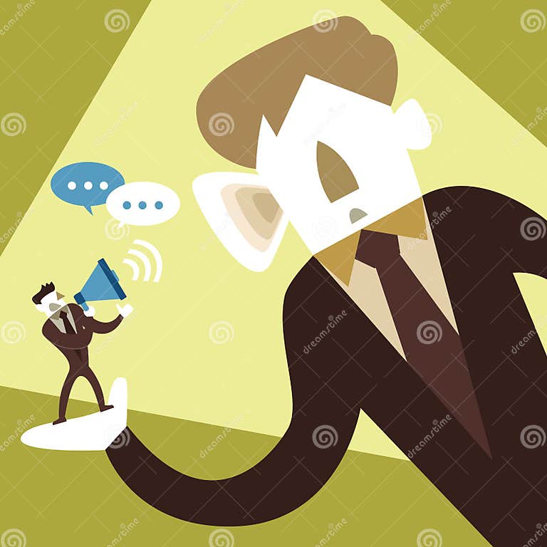 Illustration Concept of Listen Carefully Stock Vector - Illustration of ...