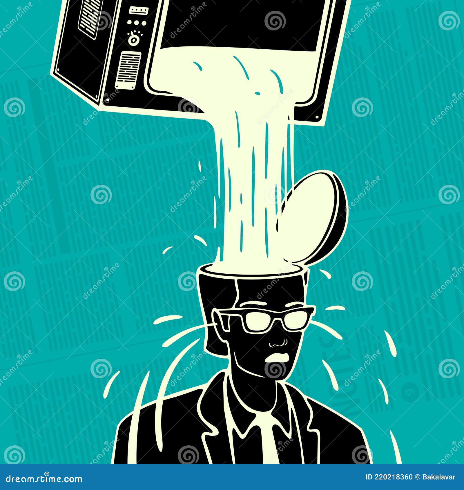 Illustration the Concept Propaganda Stock Illustration - Illustration ...