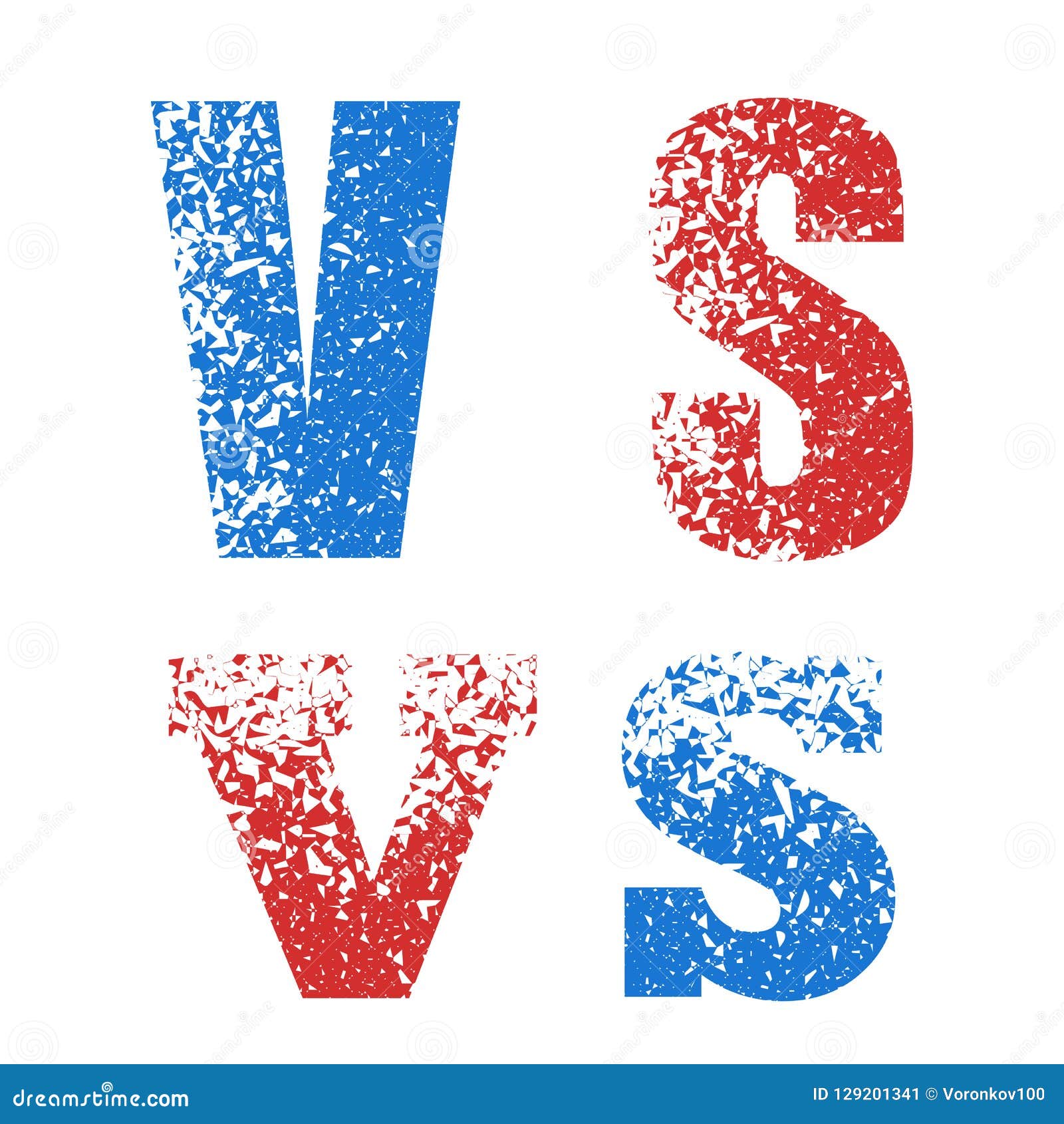 Illustration of the Concept of Rivalry in Symbols, Isolated on White ...