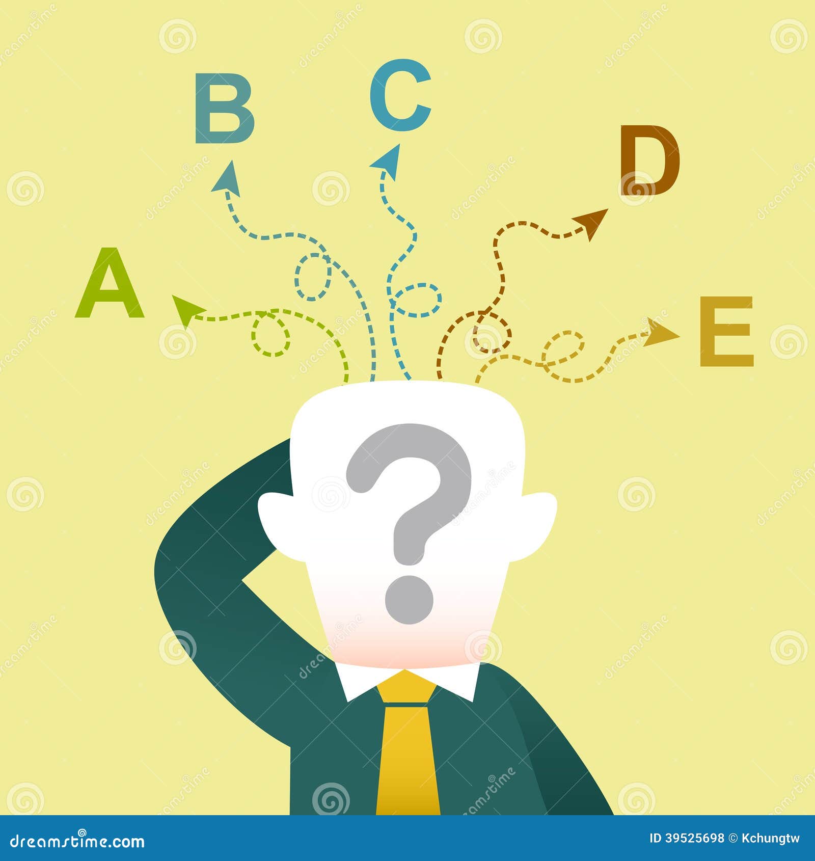 Illustration Concept of Selection Stock Vector - Illustration of idea ...