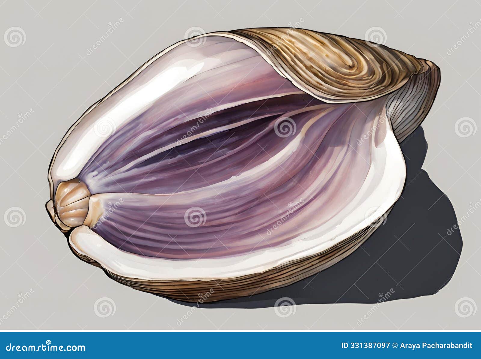 Illustration of Conch Shell with Detailed and Intricate, AI Generated ...