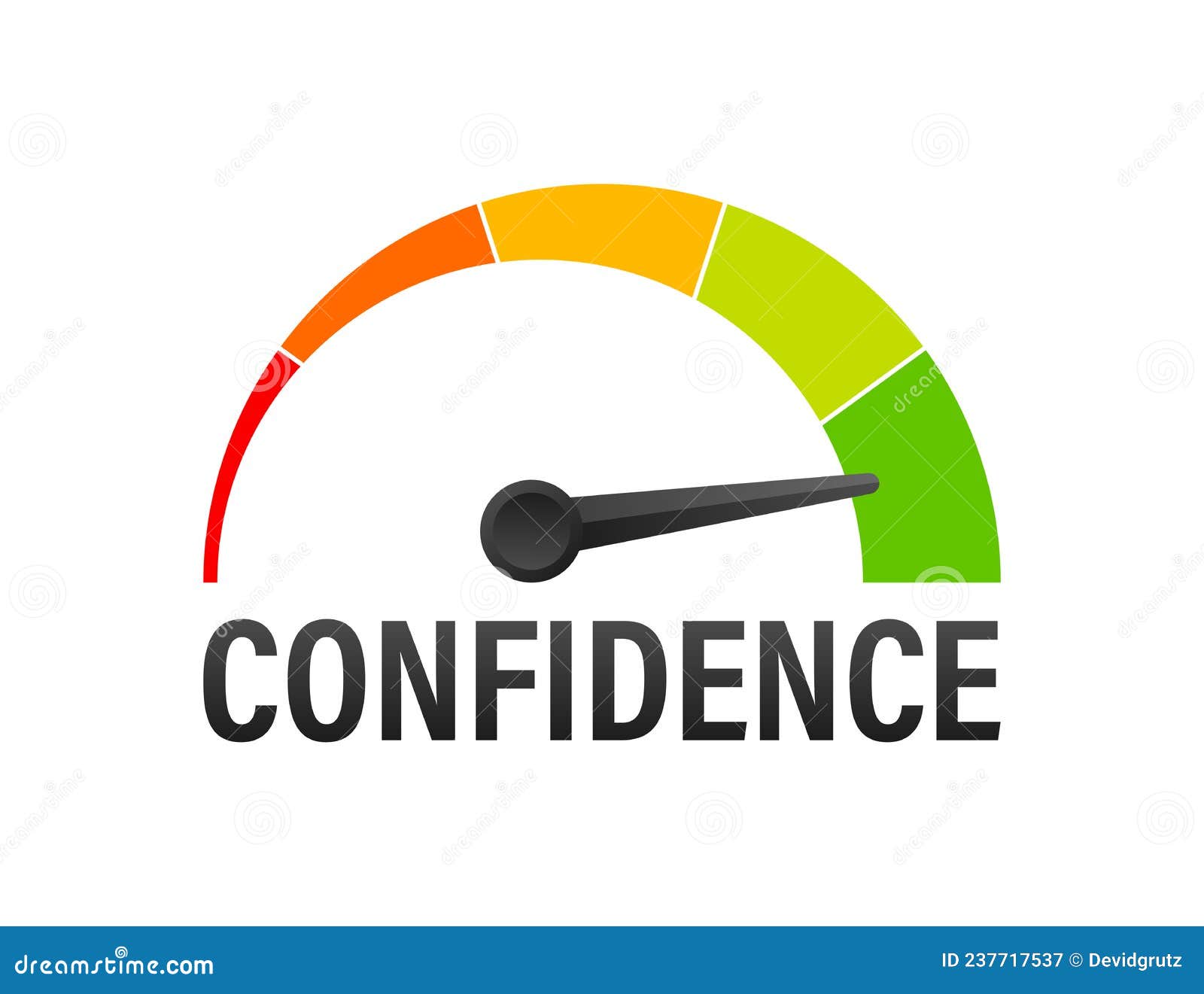 Illustration with Confidence Indicator for Concept Design. Business ... Illustration with Confidence Indicator for Concept Design. Business ...