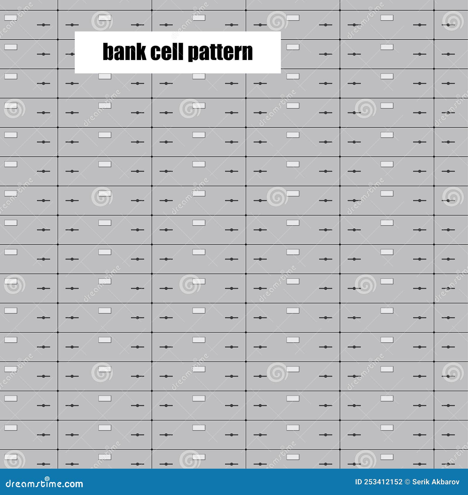 Illustration Consisting of Bank Cells Pattern Stock Vector ...