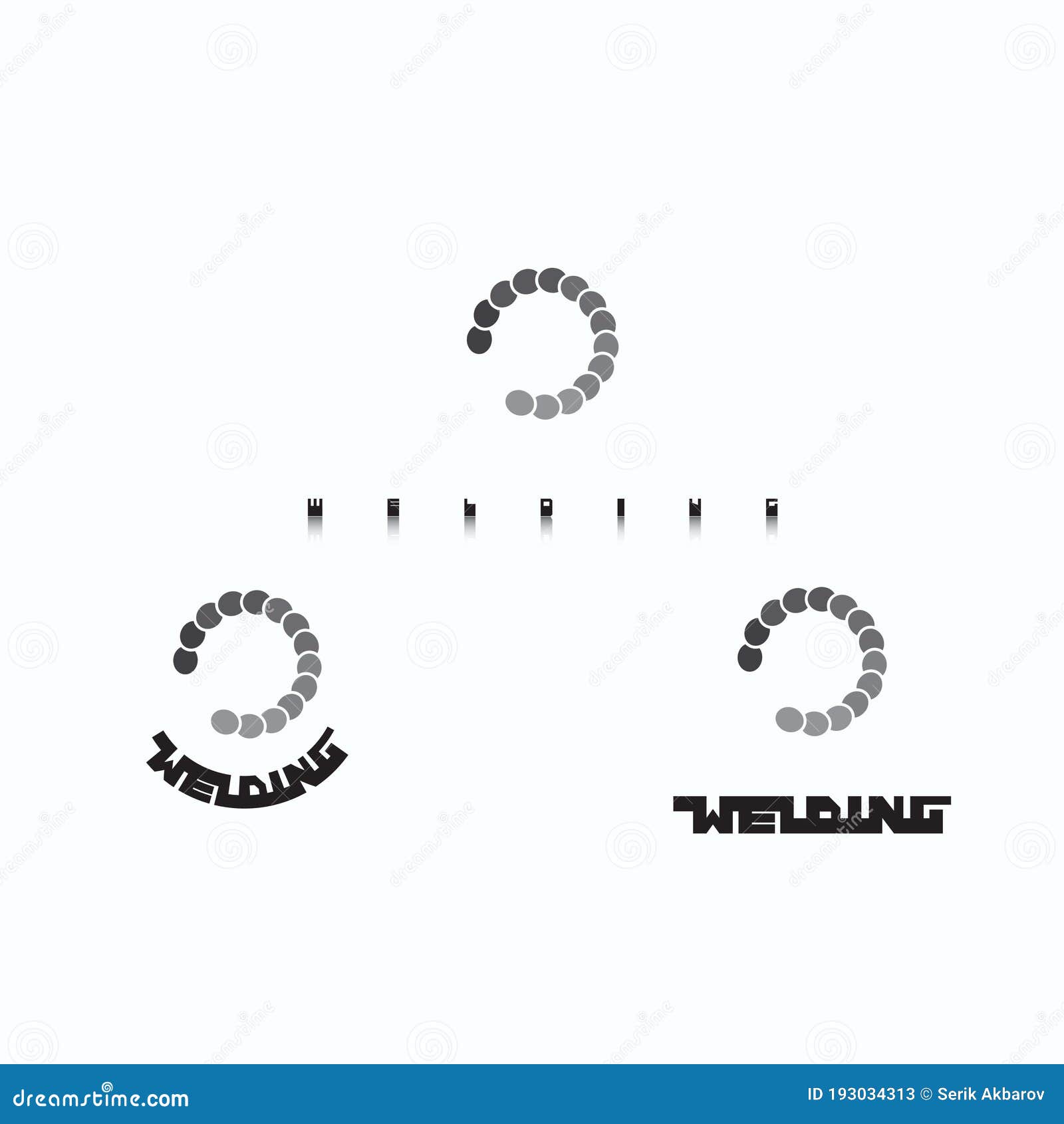 Illustration Consisting of the Image of the Weld Bead Stock Vector ...