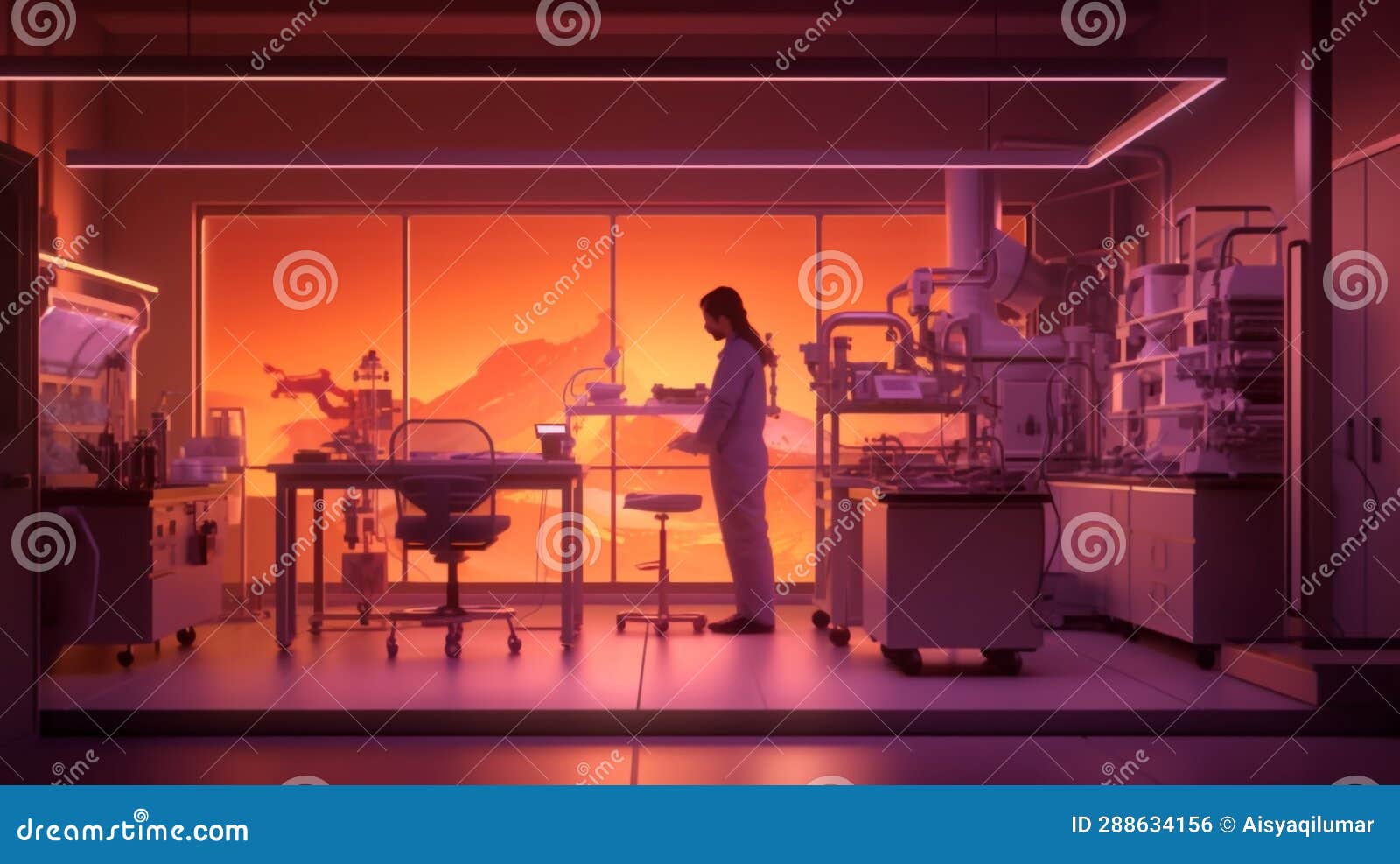 Illustration of a Contemporary Mechanical Testing Laboratory with a ...