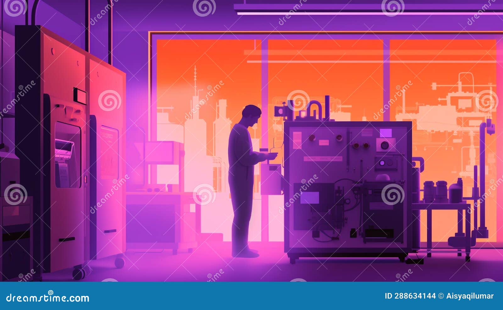 Illustration of a Contemporary Mechanical Testing Laboratory with a ...
