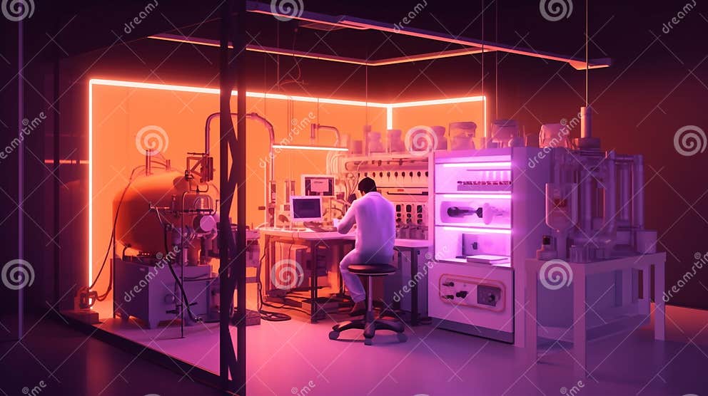 Illustration of a Contemporary Mechanical Testing Laboratory with a ...