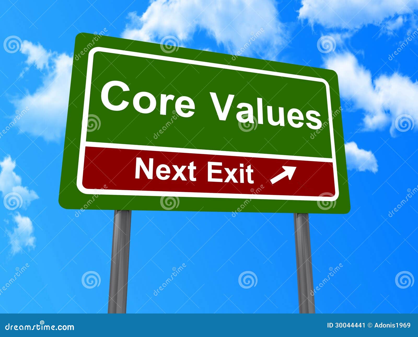 Core Values Next Exit Sign Stock Photos - Free & Royalty-Free Stock ...