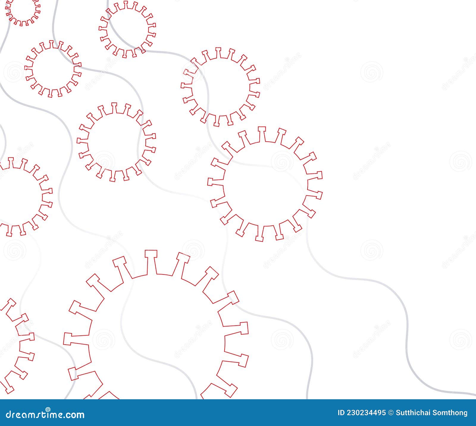 Coronavirus, Covit-19 Virus Concept. Medical Healthcare, Microbiology ...