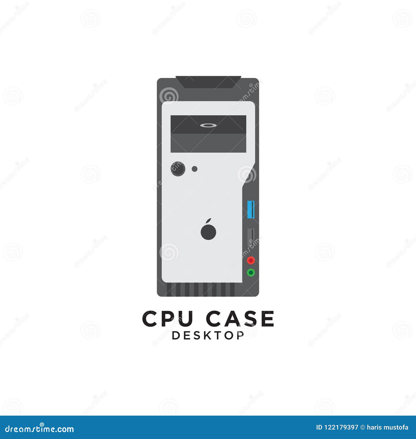 CPU Case Graphic Design Template Stock Vector - Illustration of icon ...