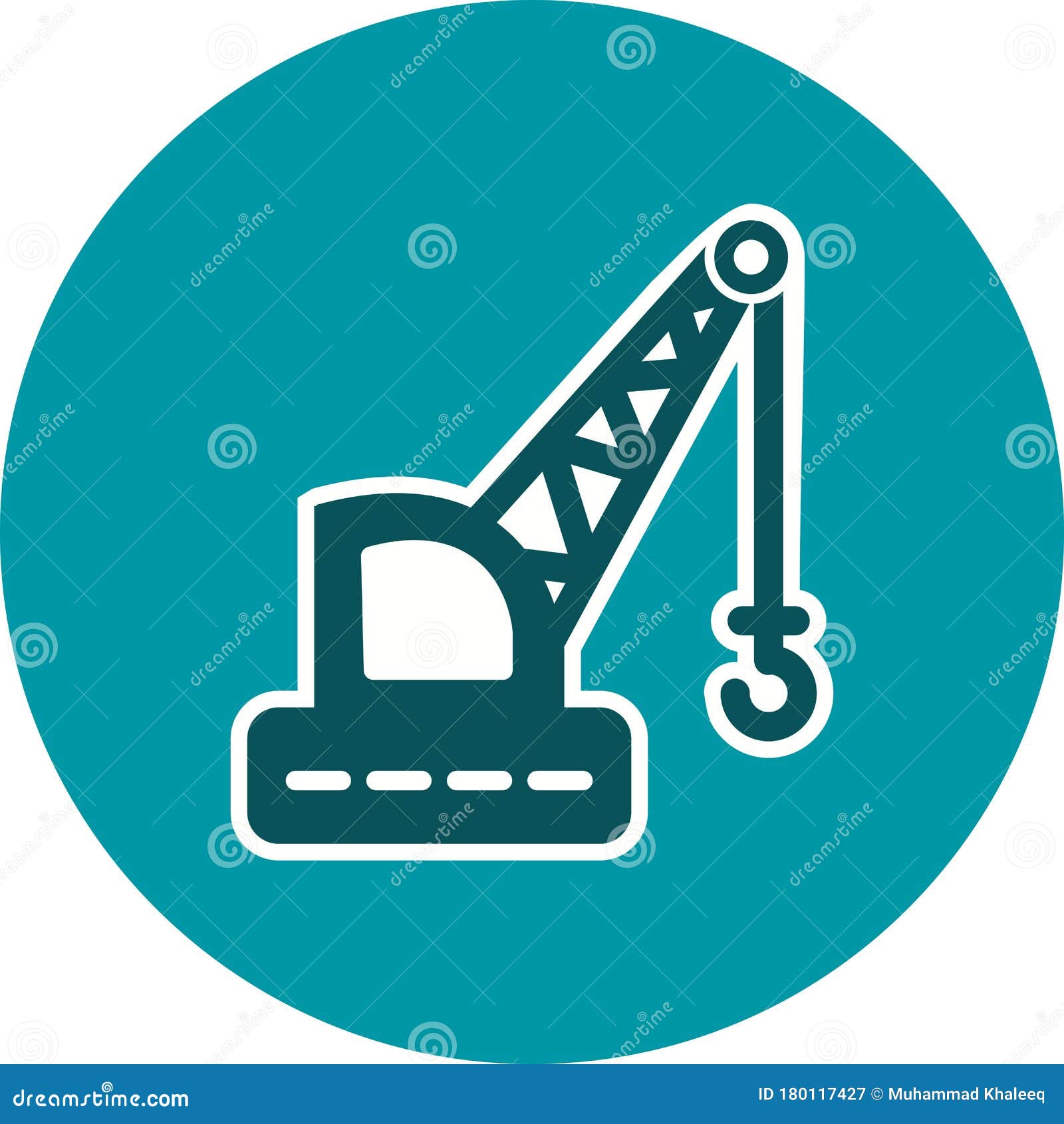 Illustration Crane Icon for Personal and Commercial Use. Stock ...