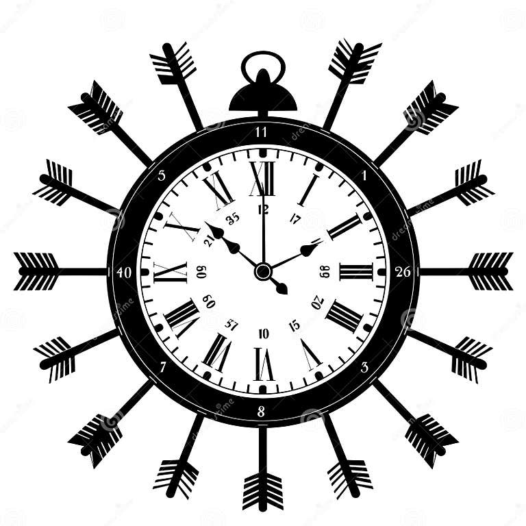 Presenting Create an Icon of the Clock Face with Arrows, Symbolizing ...