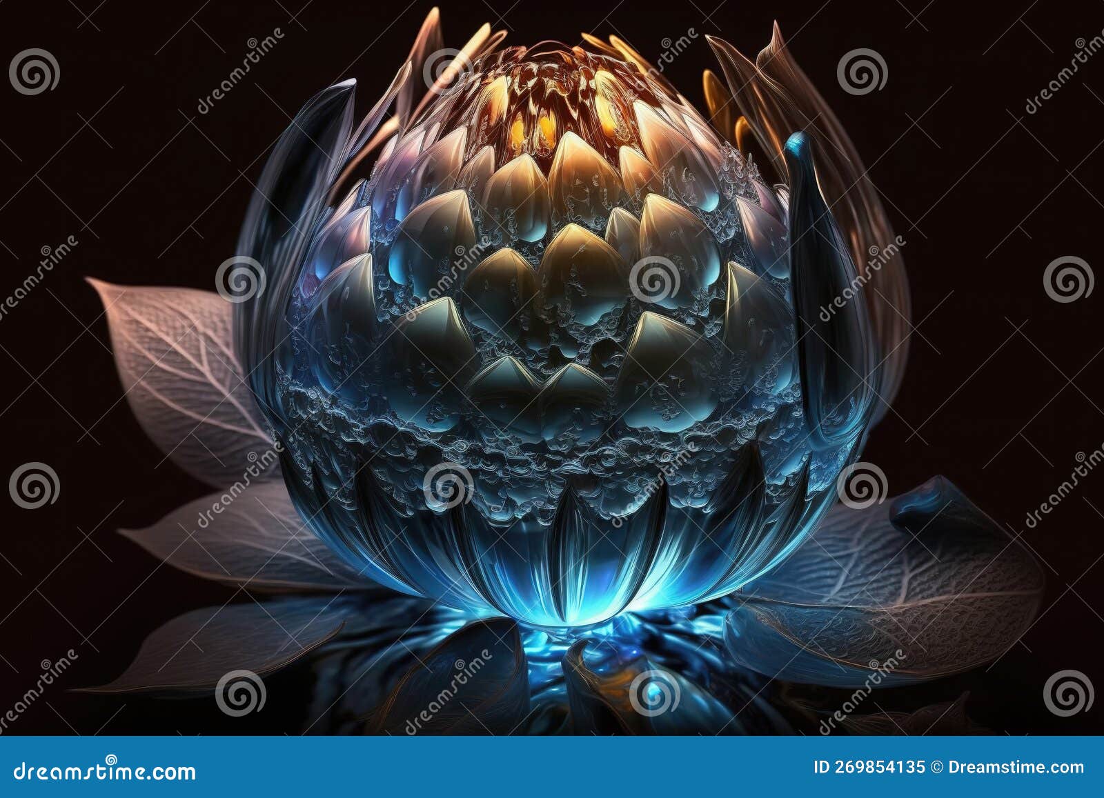 Illustration of Creative Manipulation of the Pearly Objects Stock ...