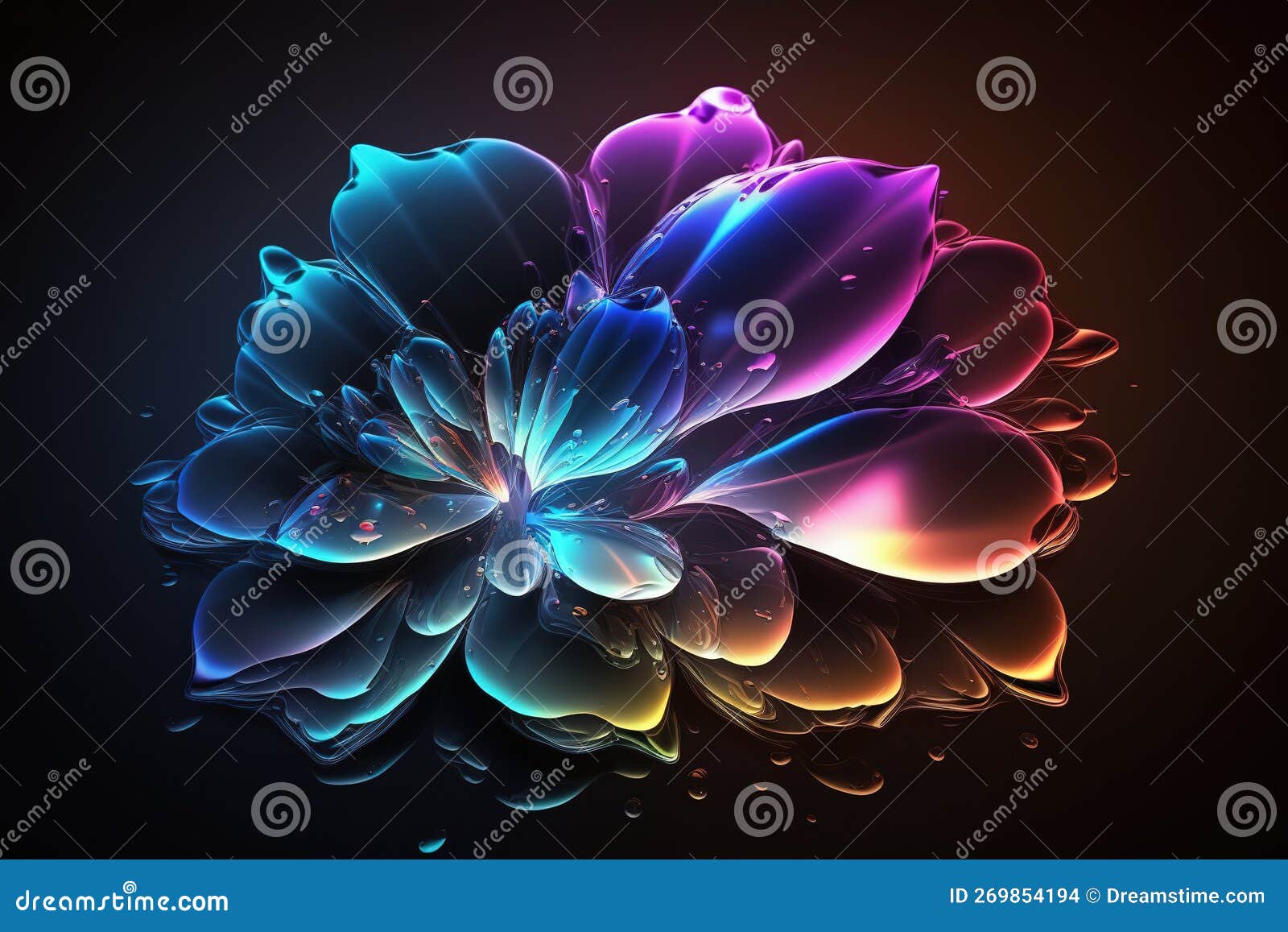 Illustration of Creative Manipulation of the Pearly Objects Stock ...