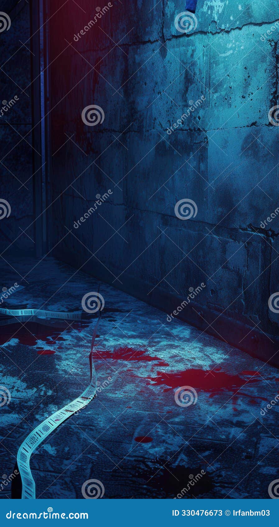 Crime Scene Investigation. High Detailed Plain Background Stock Image ...
