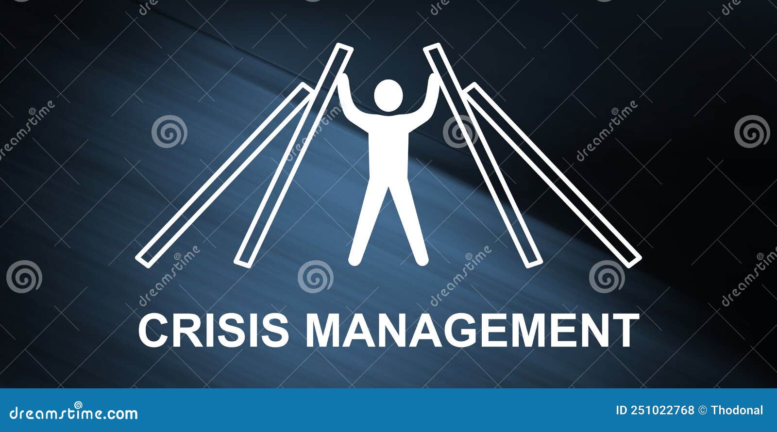 Concept of Crisis Management Stock Illustration - Illustration of ...