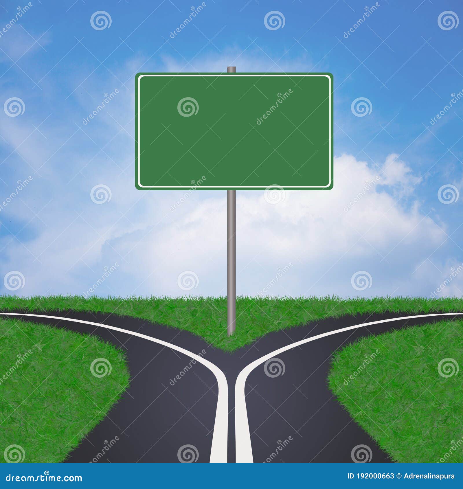 Illustration of crossroad stock illustration. Illustration of confusion ...