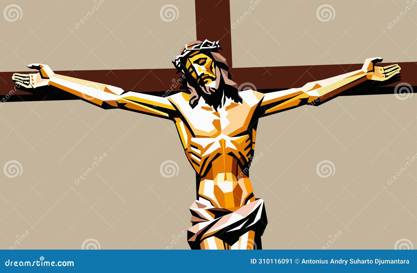 Crucifixion of Jesus Christ in Low Poly Style Vector Illustration Stock ... Crucifixion of Jesus Christ in Low Poly Style Vector Illustration Stock ...
