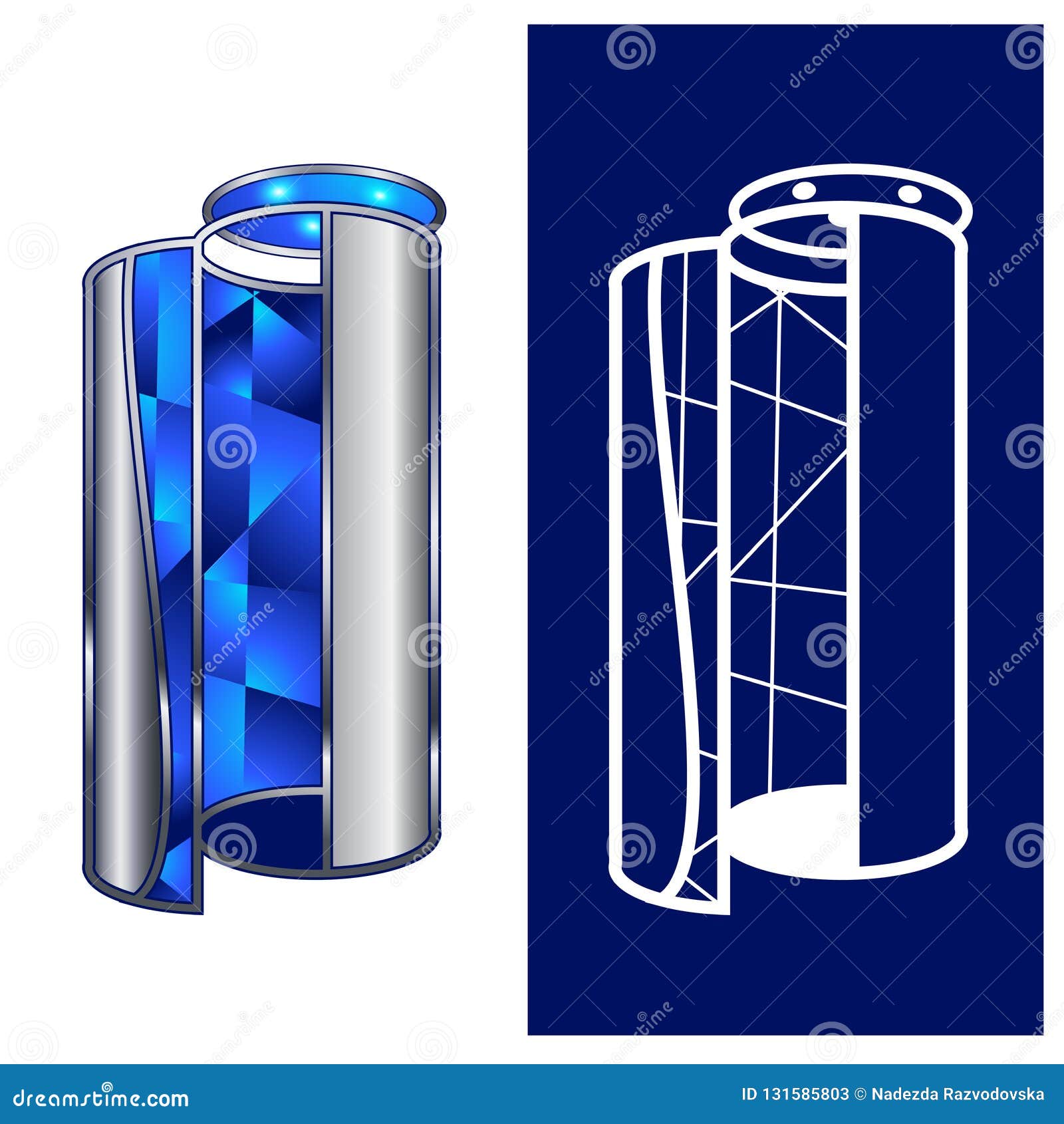 Illustration of Cryo Chamber Can Use Also As Logo Stock Vector ...