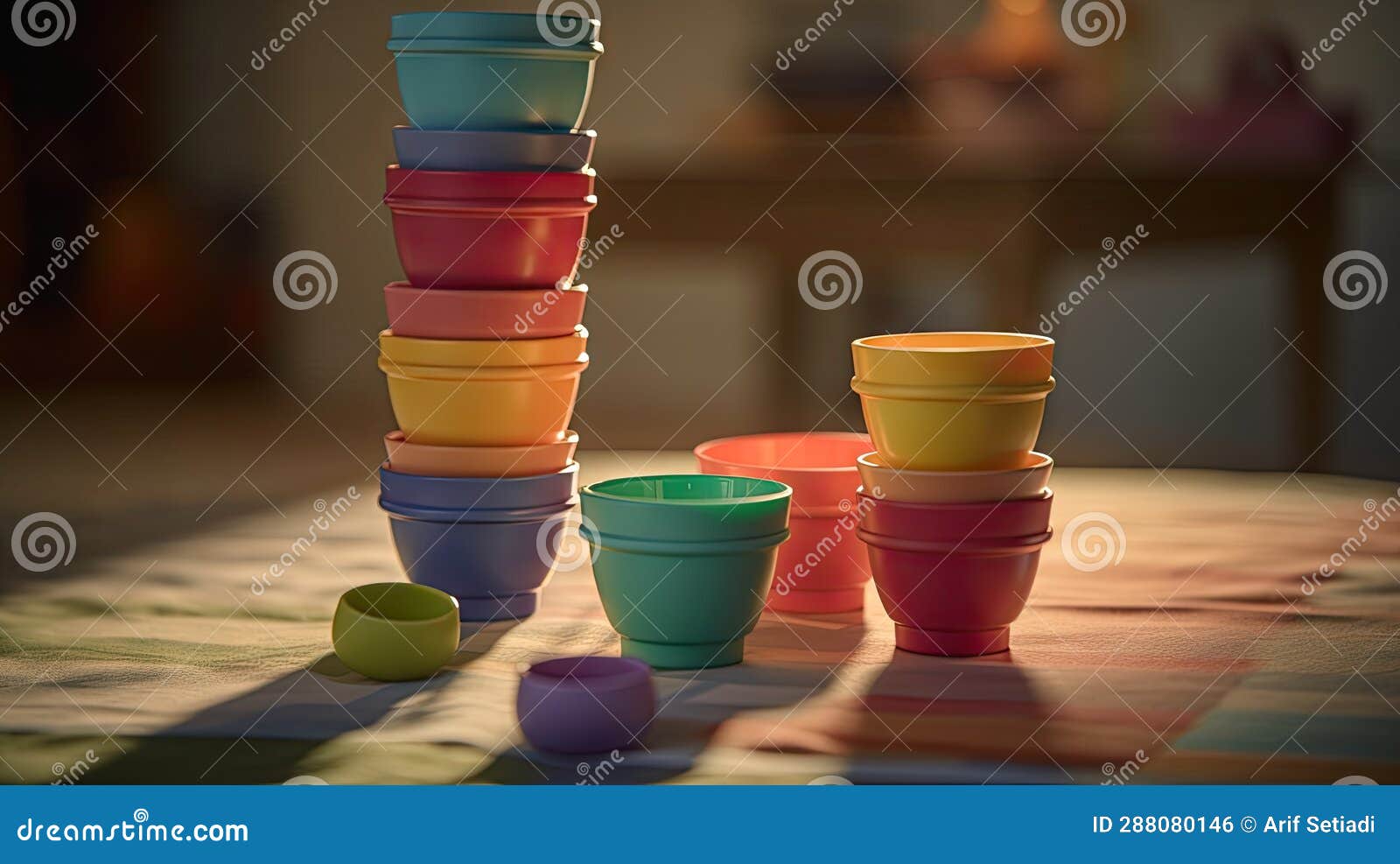 Illustration of Cup Toys with Good Material Stock Illustration ...