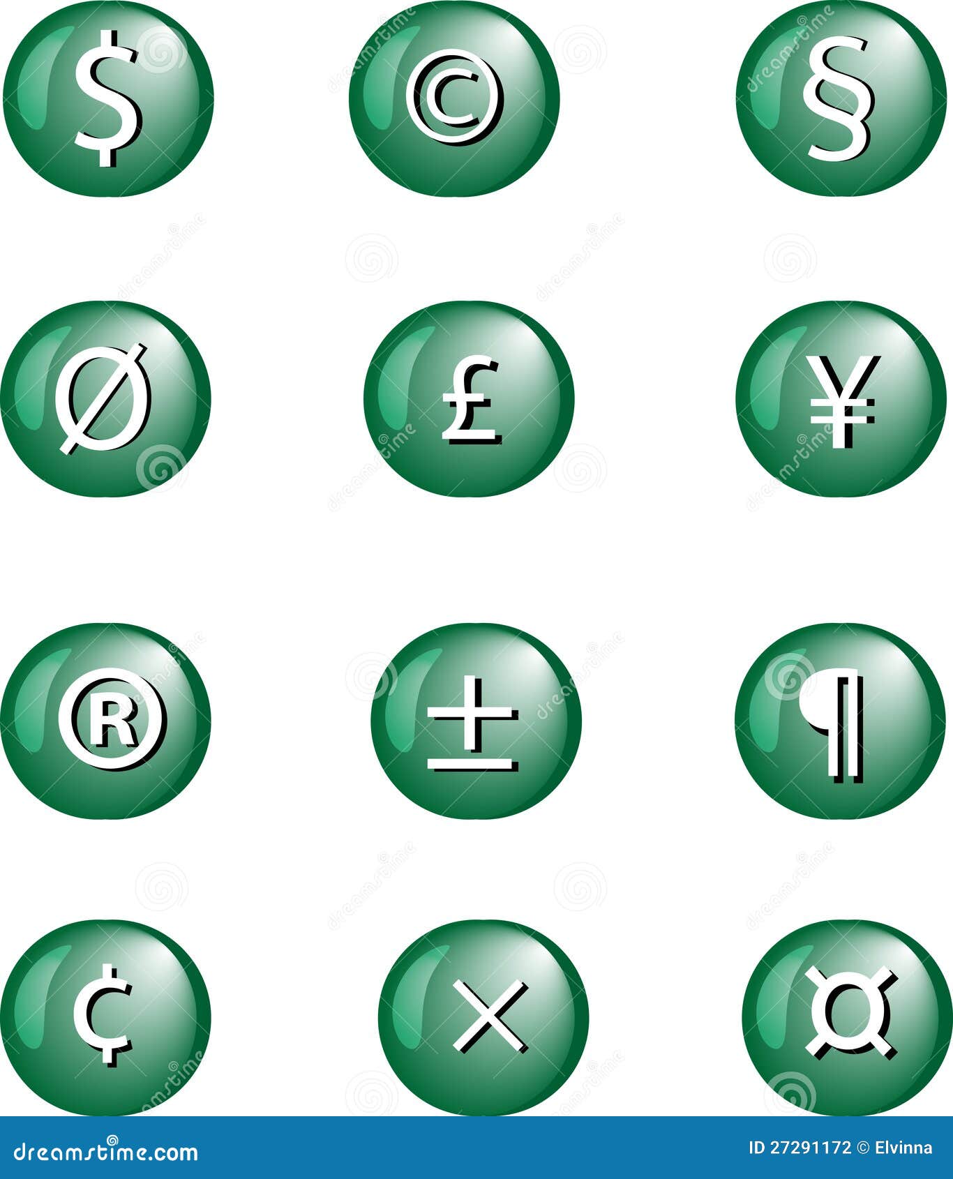 Illustration of Currency and Others Signs. Stock Vector - Illustration ...