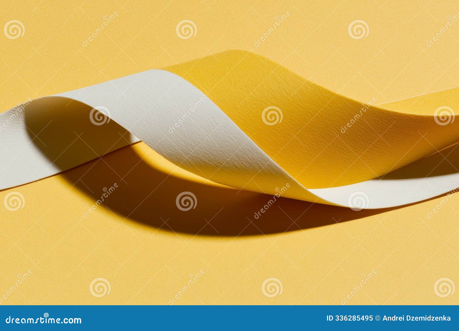 An Illustration of Curved Quilling Papers on a Beige Background Stock ...