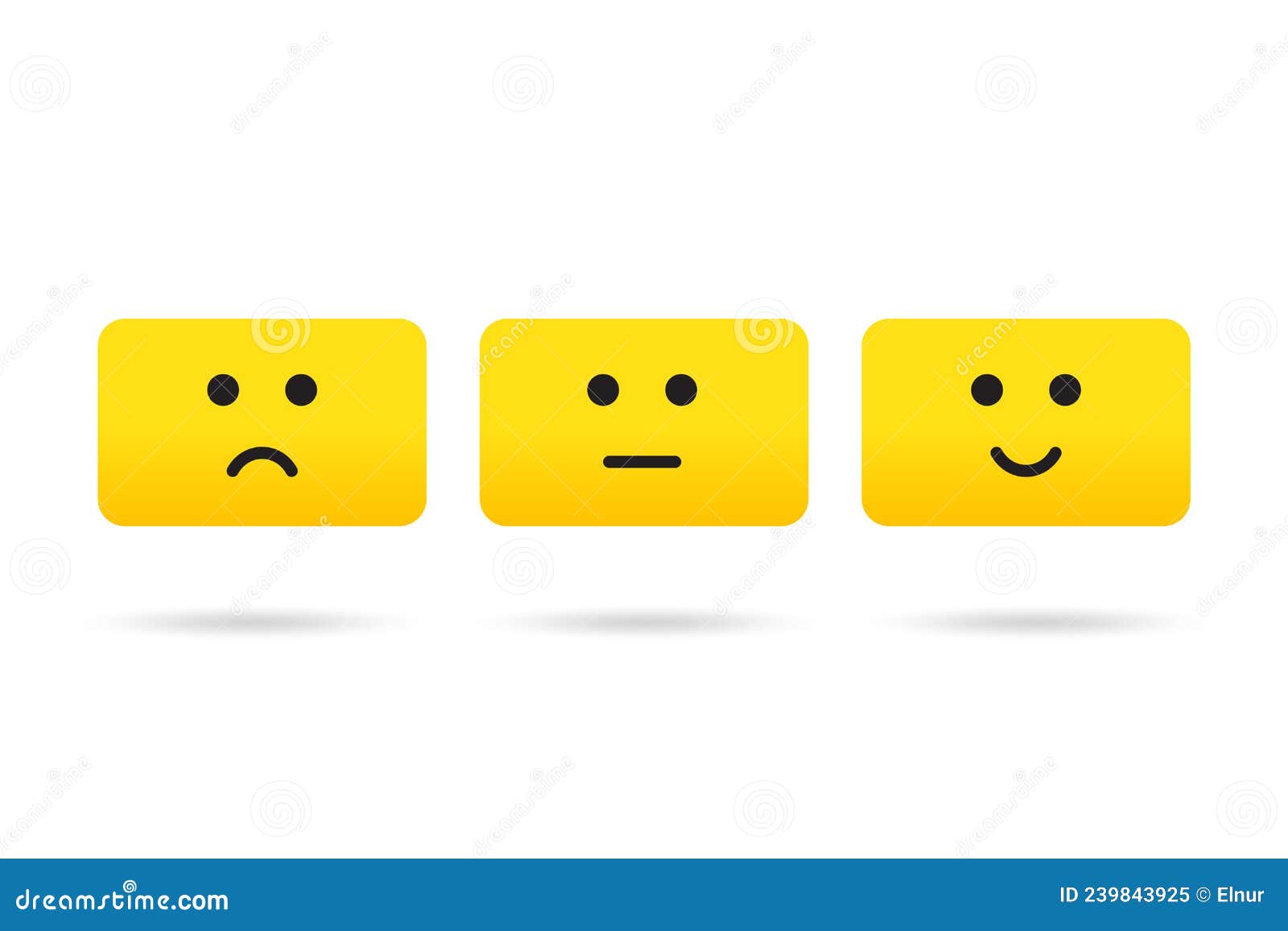 Illustration of Customer Feedback with Faces Stock Illustration ...
