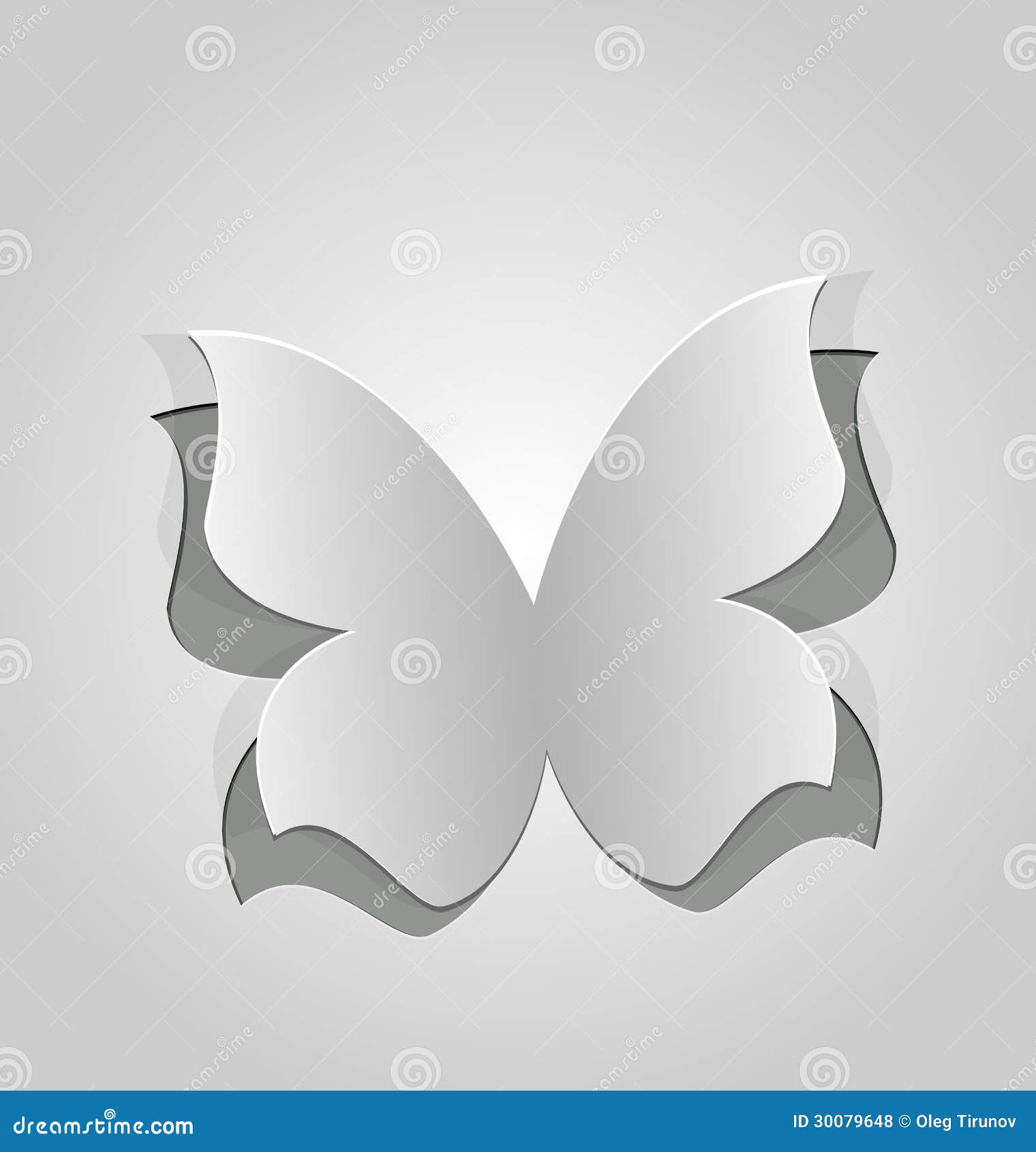 Butterfly Cut Out Shape