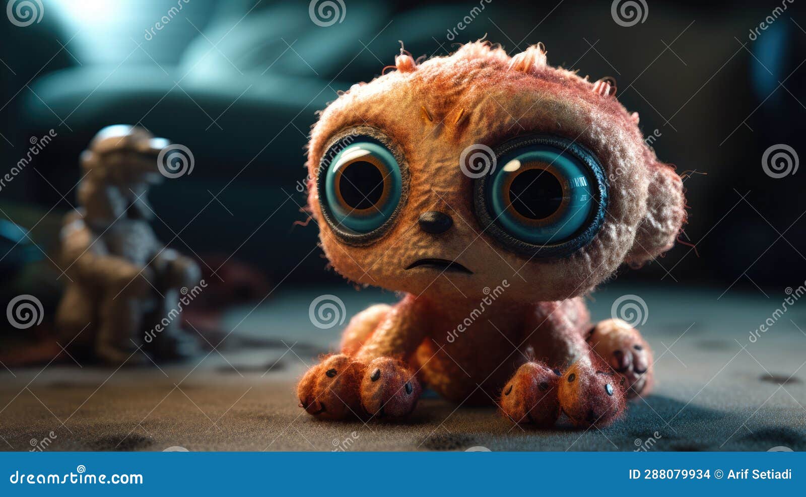 Illustration of Cute and Adorable Monster Mini Dolls Stock Illustration ...