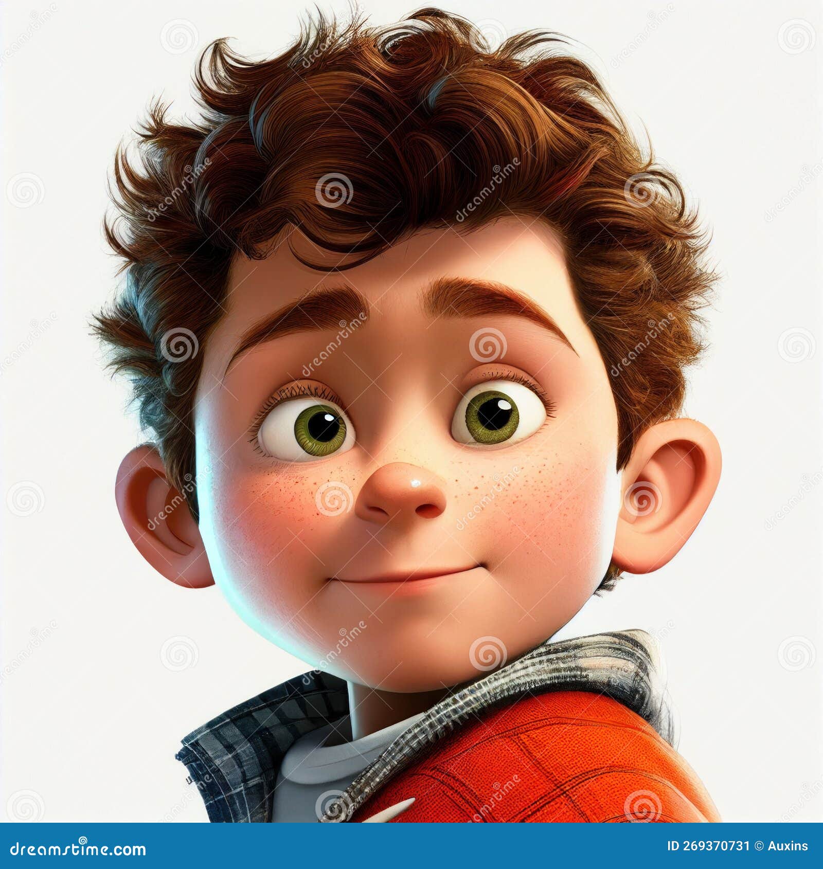 Illustration Cute Boy for Avatar Graphic on White Background Created ...