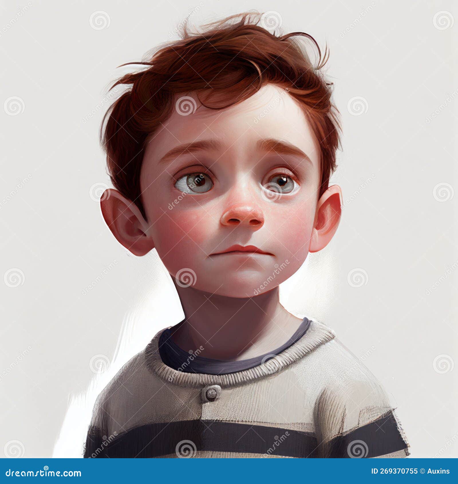 Illustration Cute Boy for Avatar Graphic on White Background Created ...