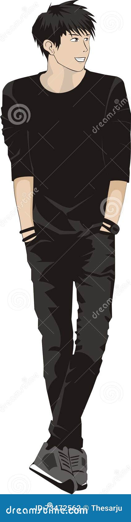 Illustration , Cute Cartoon Man Stock Vector - Illustration of vector ...