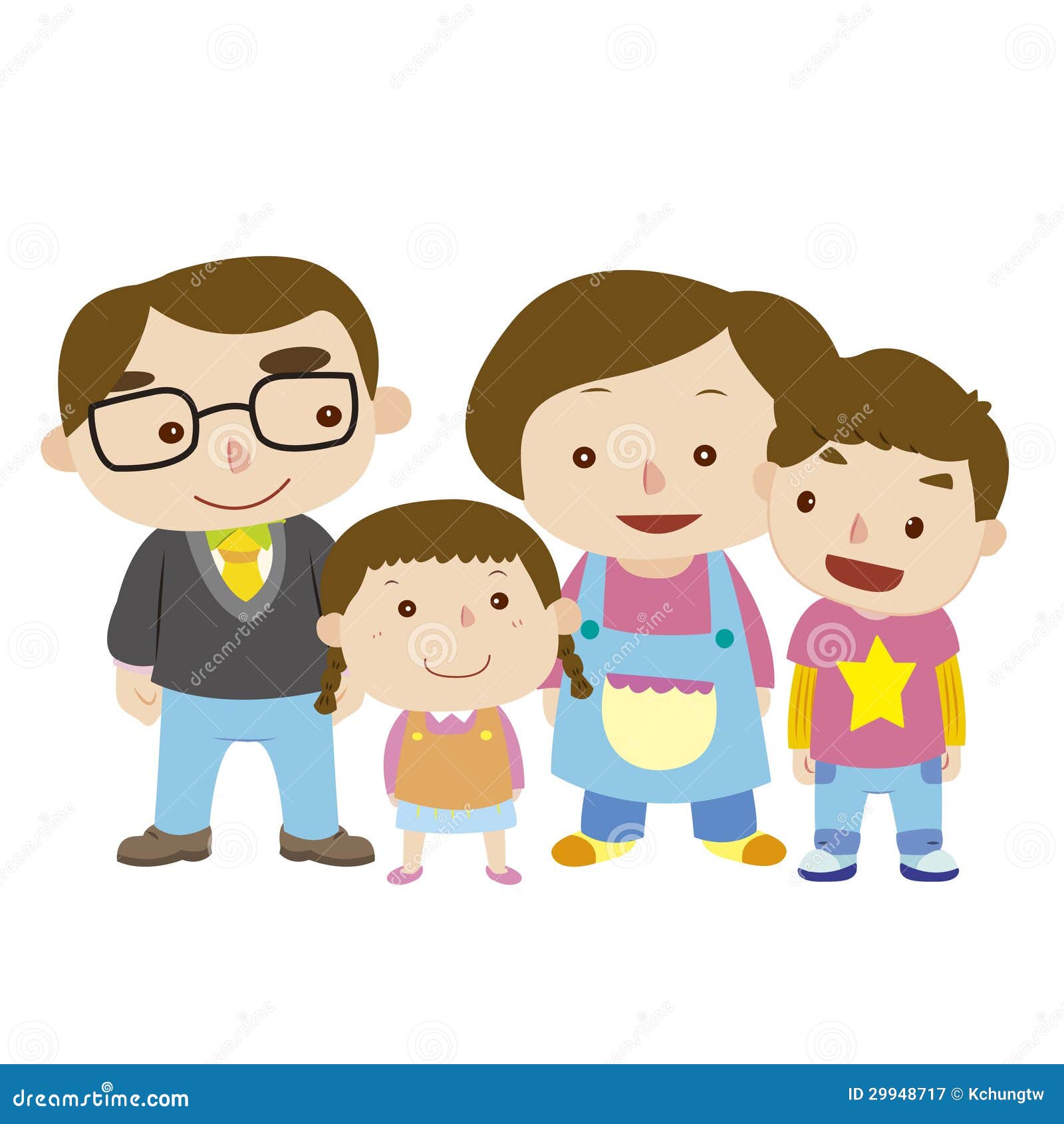 A Picture Of A Family Clipart Cute
