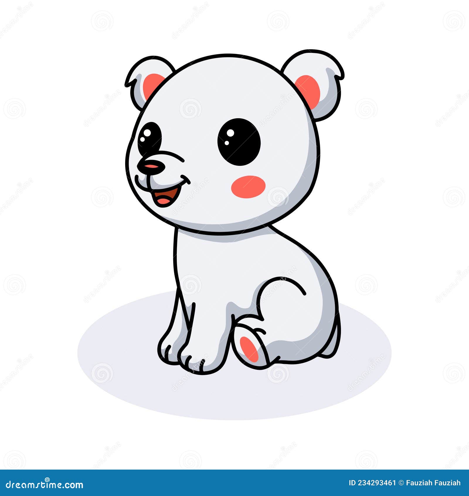 Cute Little Polar Bear Cartoon Sitting Stock Vector - Illustration of ... Cute Little Polar Bear Cartoon Sitting Stock Vector - Illustration of ...