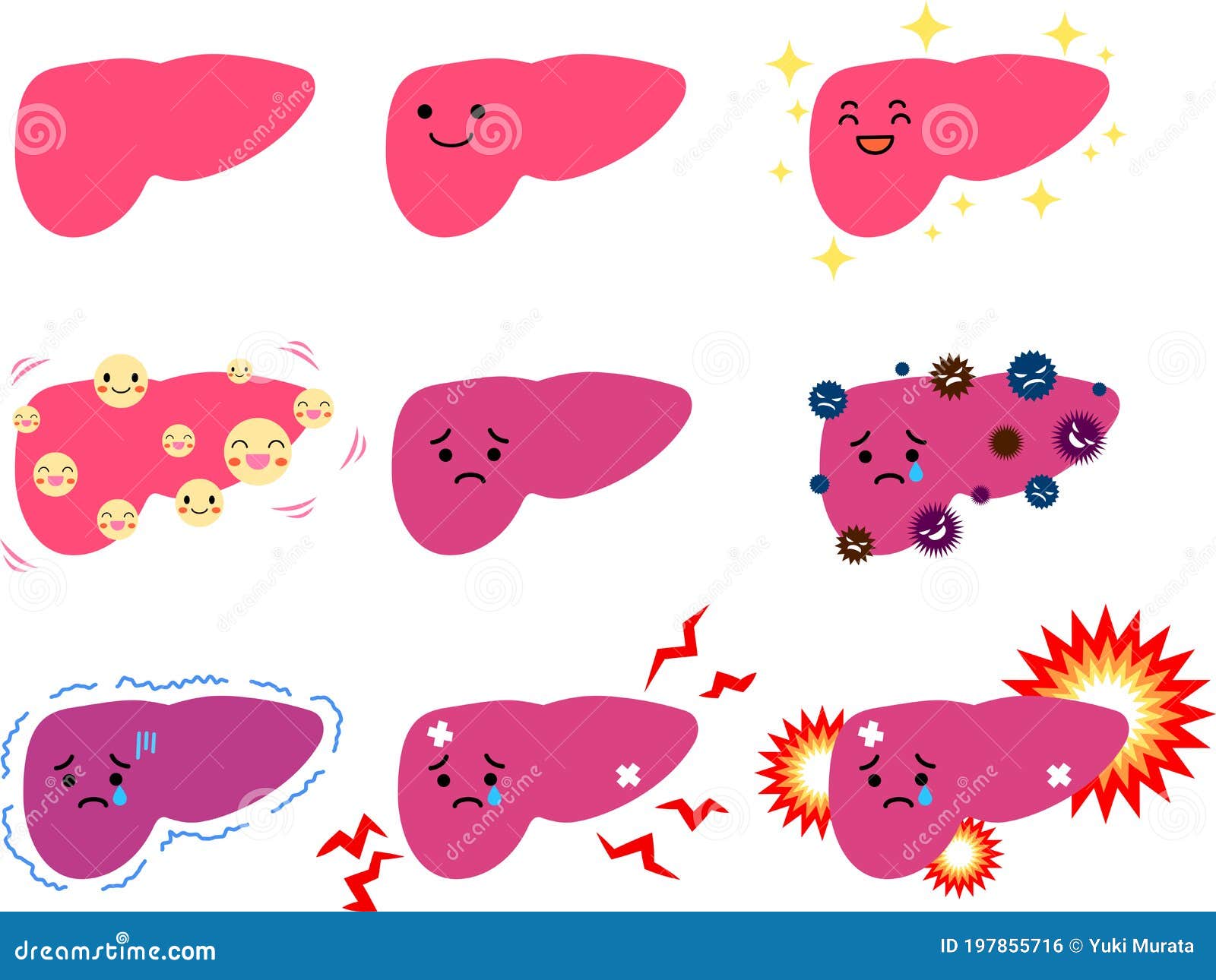 Cute Liver With Question Mark And Lightbulb Cartoon Vector ...