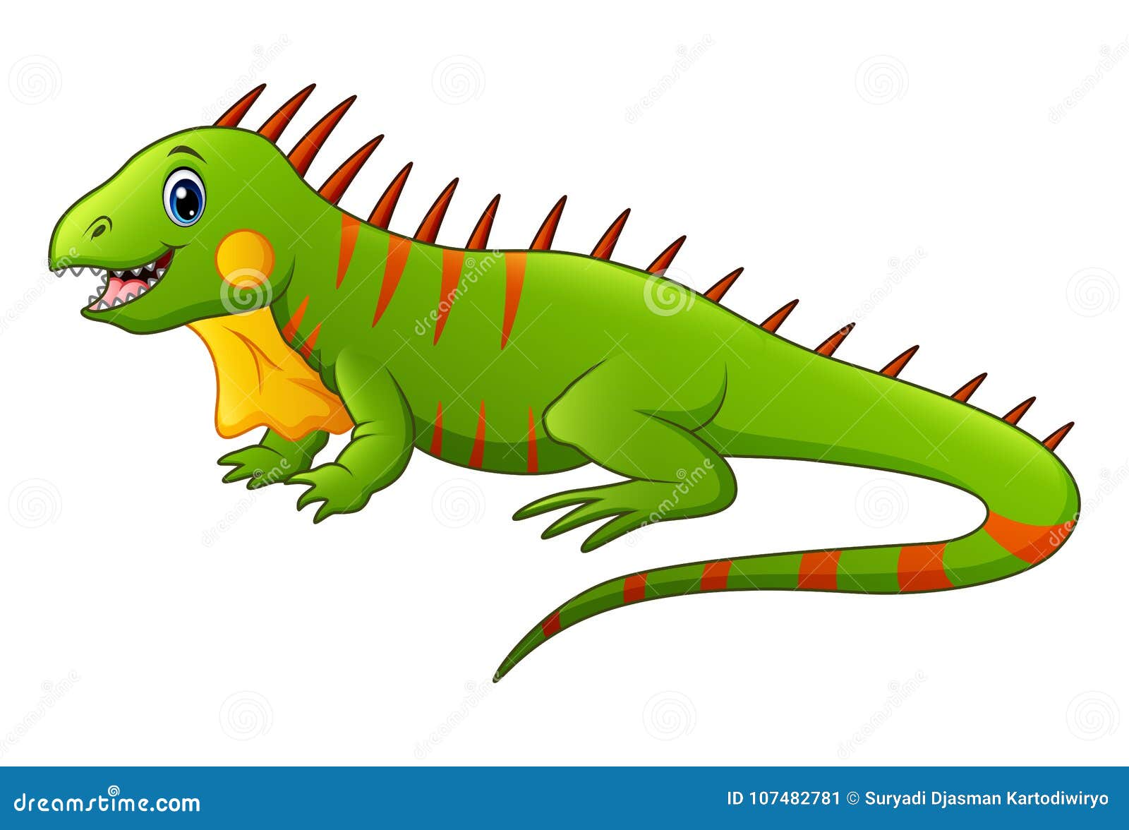 Cute Lizard Cartoon Royalty-Free Illustration | CartoonDealer.com #79397898