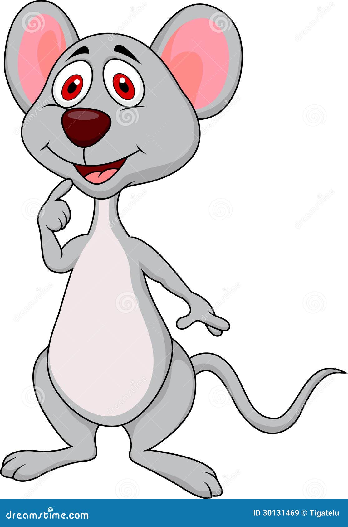 Cute mouse cartoon stock vector. Illustration of ears - 30131469