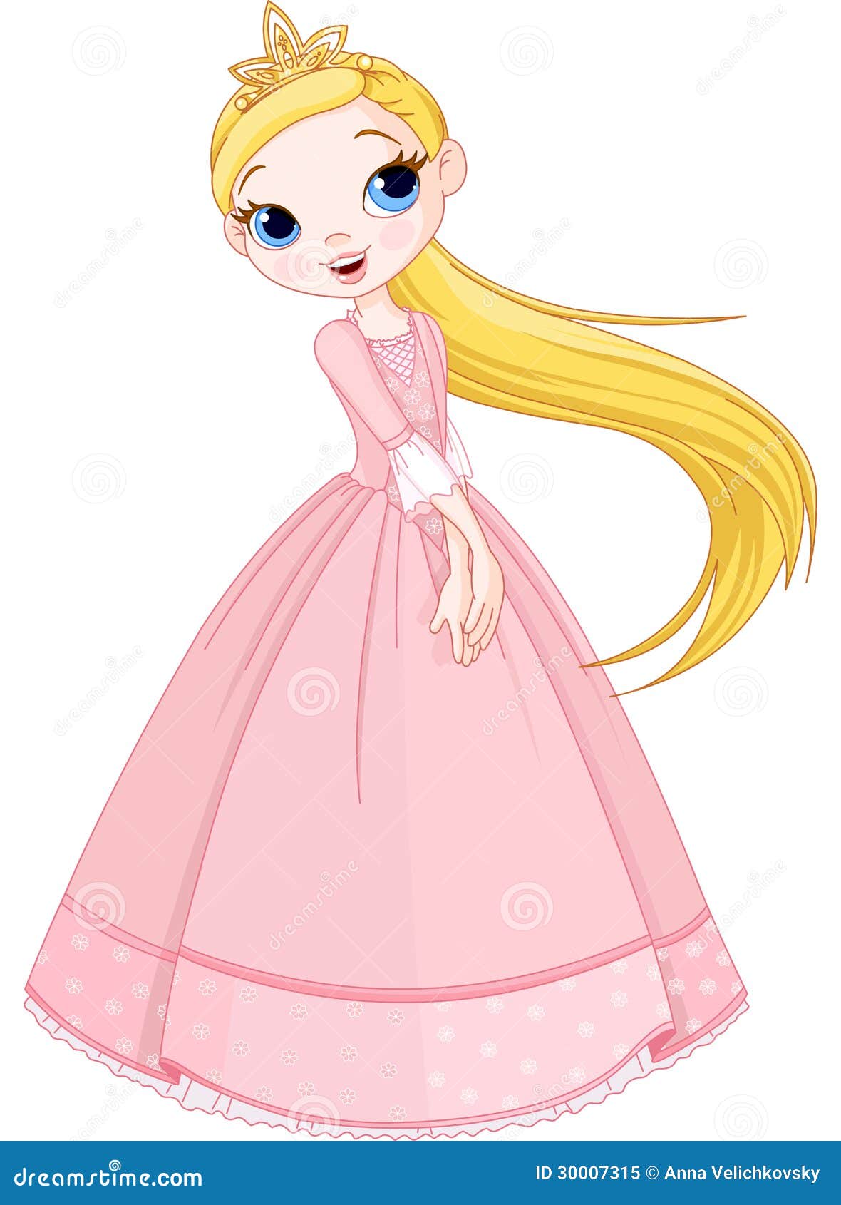 Cute Princess Cartoon | CartoonDealer.com #45743769