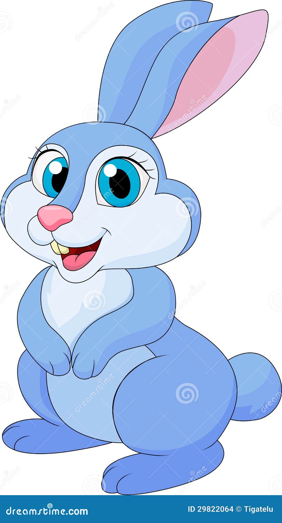 Cute rabbit cartoon stock vector. Illustration of icon - 29822064