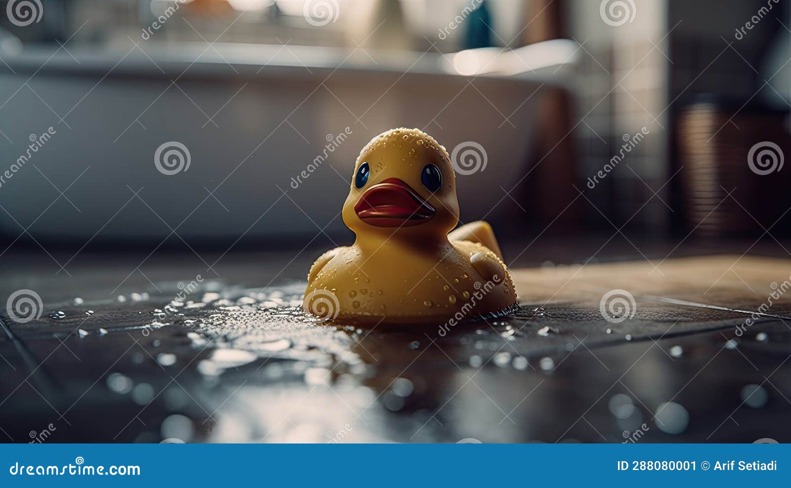 Illustration of Cute and Relaxing Duck Toys Stock Illustration ...
