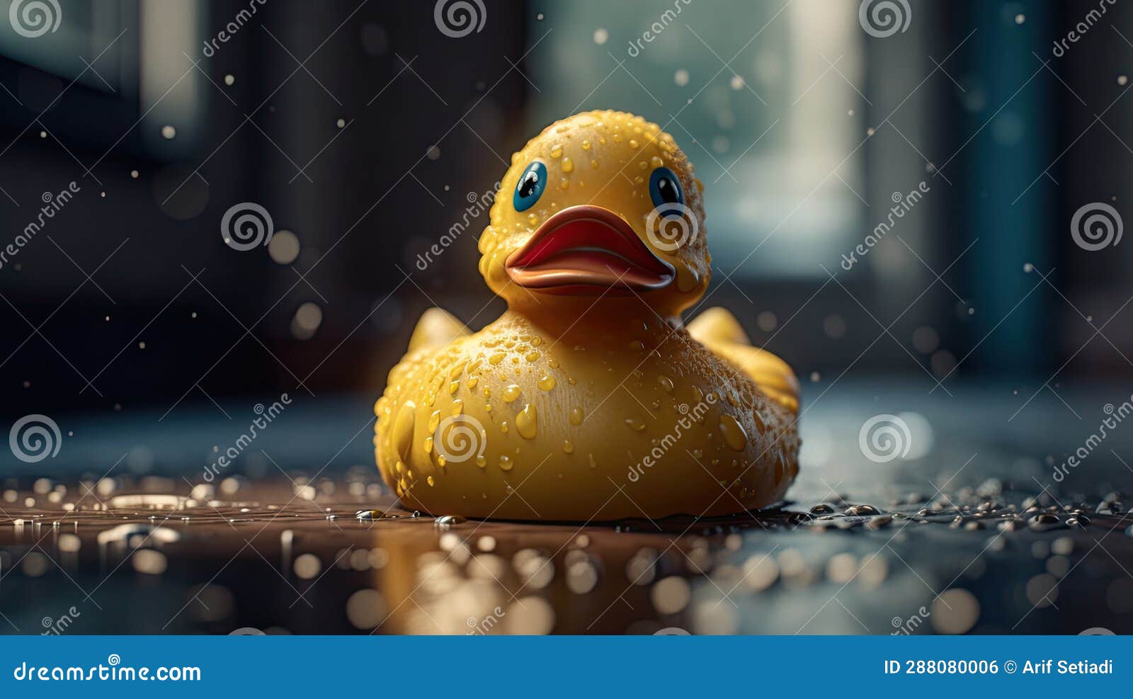 Illustration of Cute and Relaxing Duck Toys Stock Illustration ...