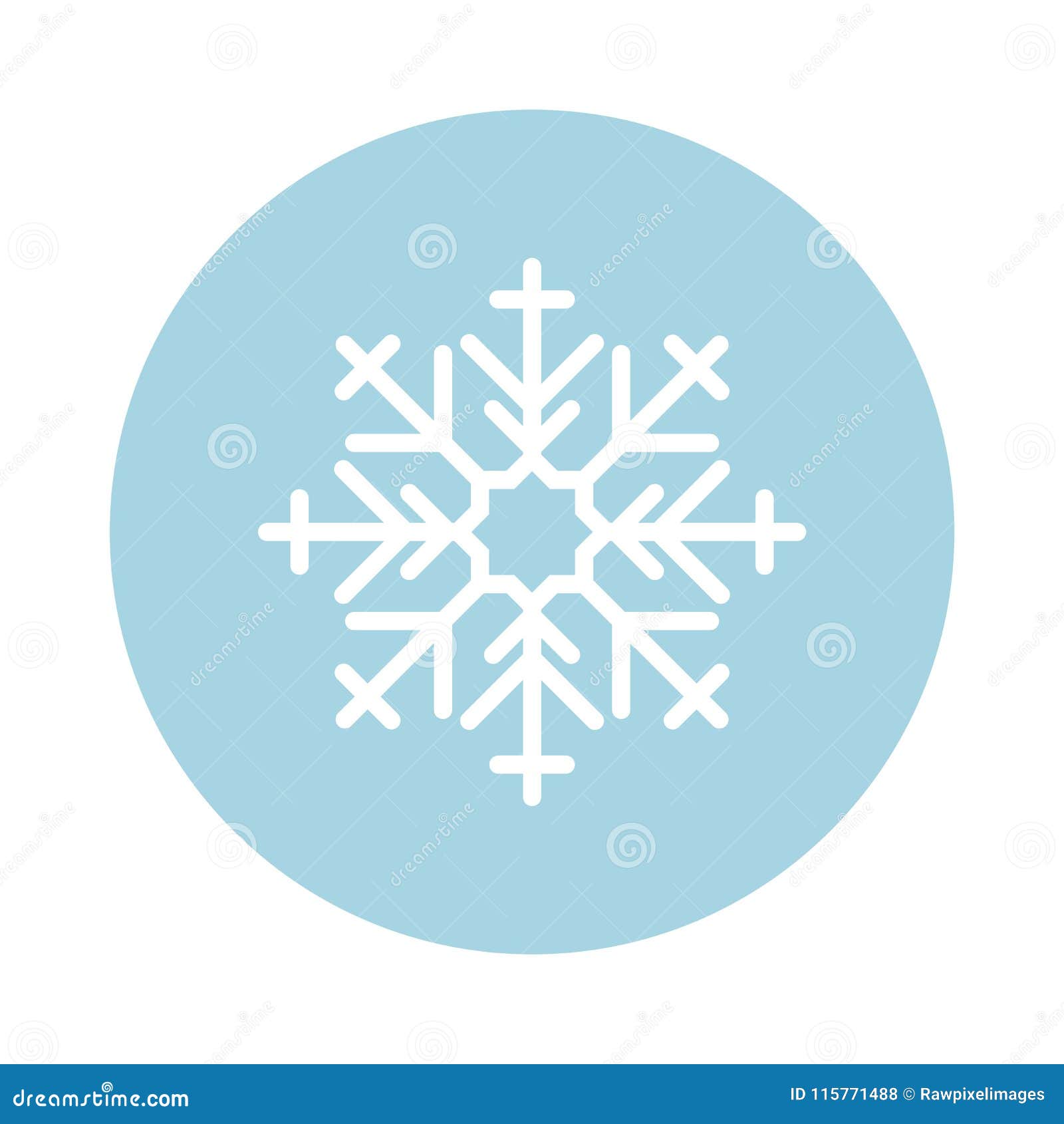 Cute Snowflake Character Riding Canyons On Ice, Isolated Object On ...