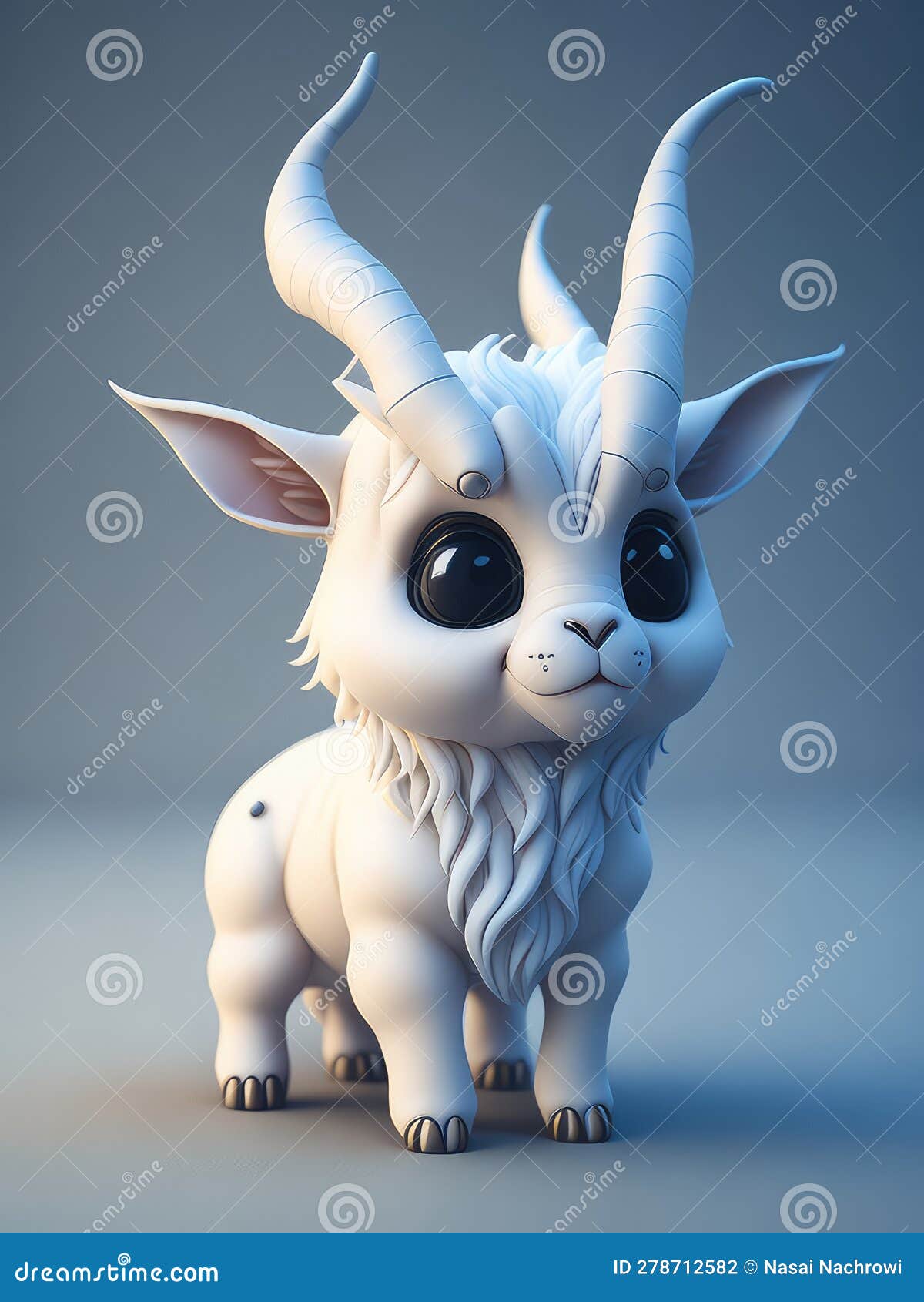 Big White Creature Vomit Rainbow Hand Drawn Vector Illustration In ...